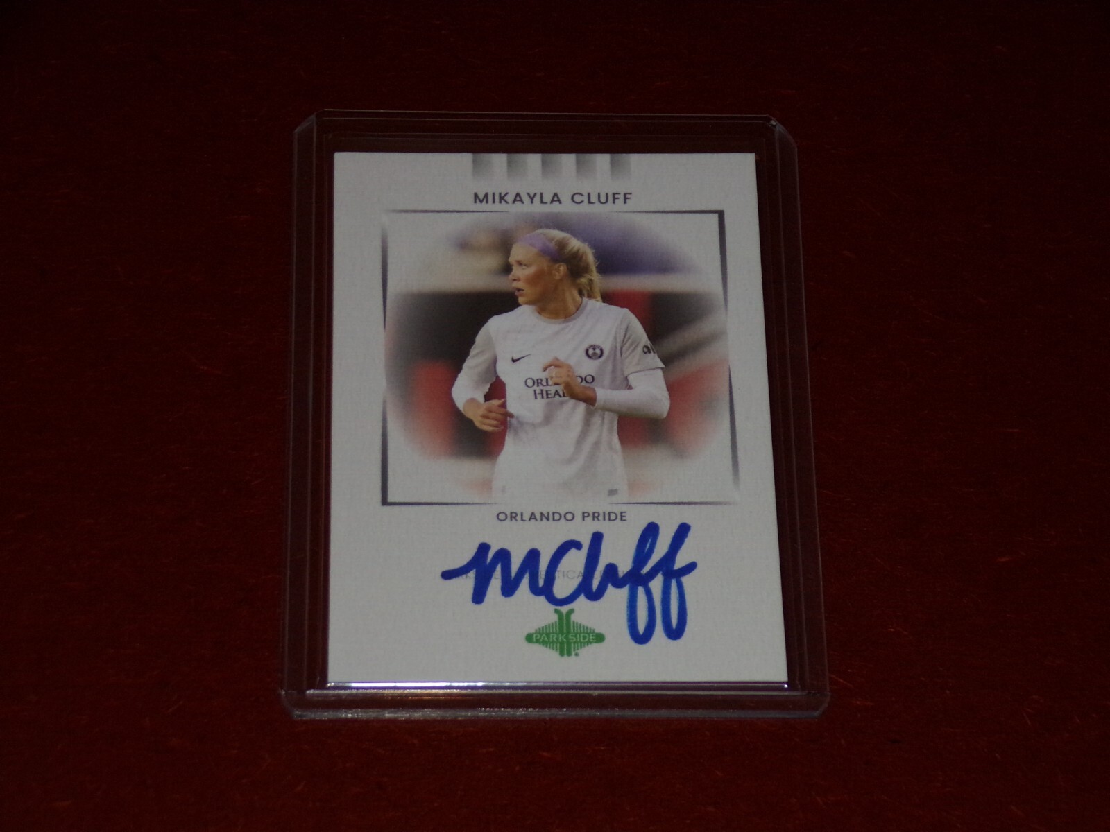 2022 Parkside Paramount NWSL Signatures RC Auto Mikayla Cluff | eBay