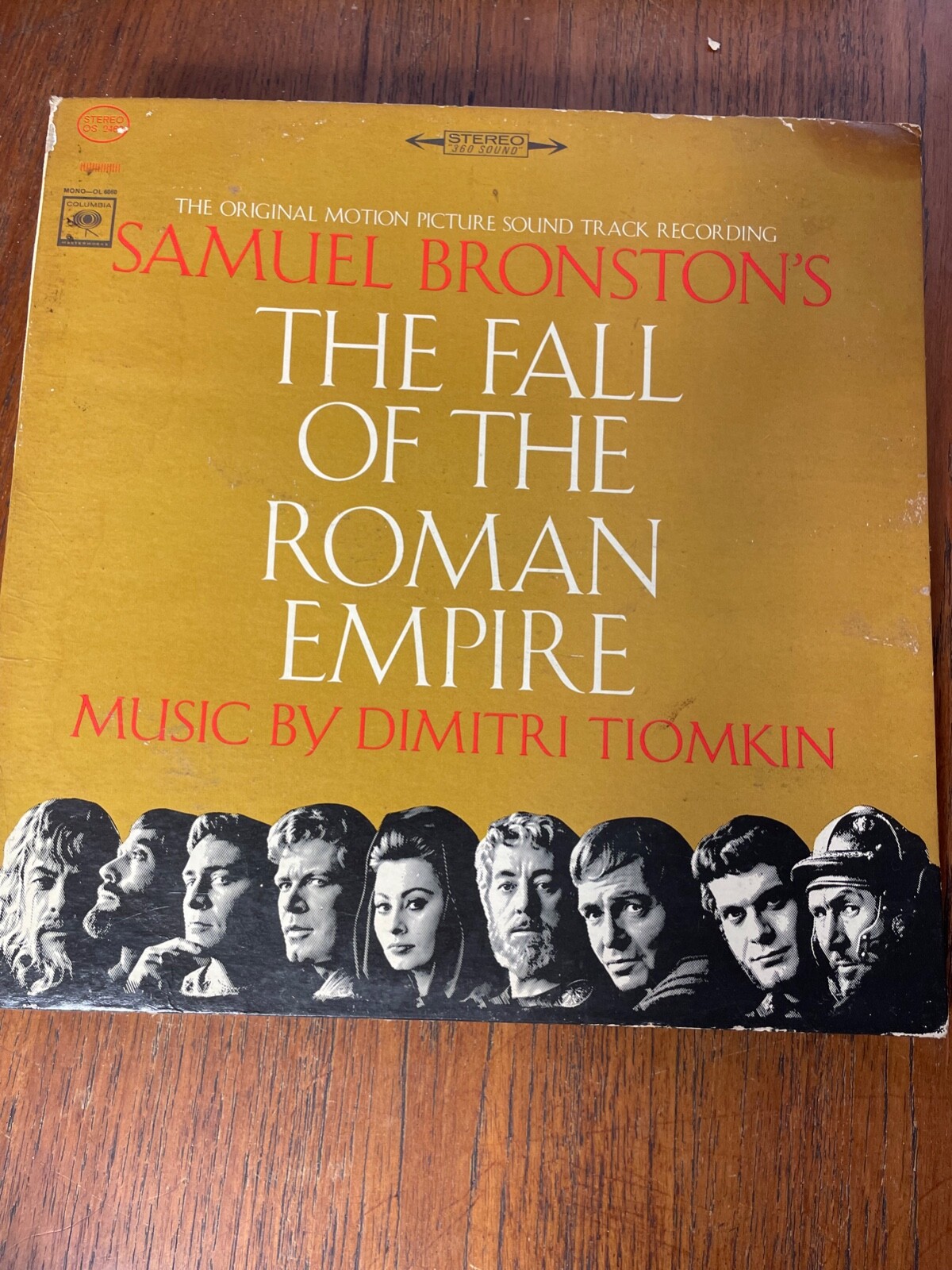 The Fall Of The Roman Empire - Dimitri Tiomkin - Original Vinyl Album ...