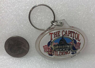 The Capitol Building Washington DC Plastic Key Ring Keychain | eBay
