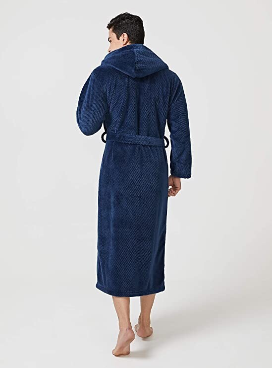 David Archy Men's Robe Size L Blue | eBay