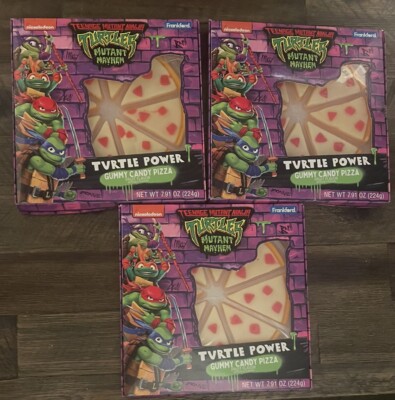 Lot Of 3 Teenage Mutant Ninja Turtles Mutant Mayhem Gummy Candy Pizzas ...