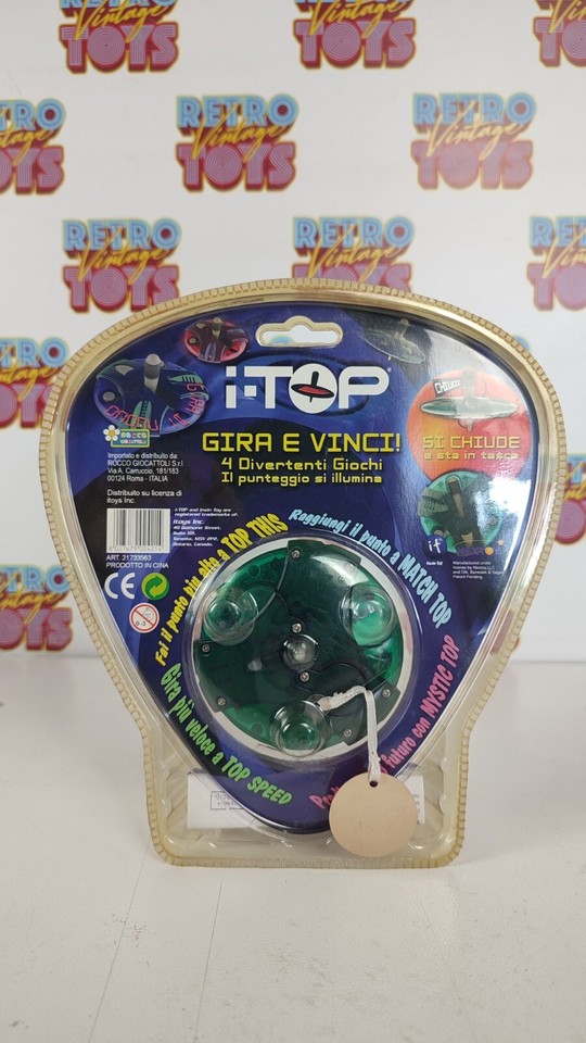 Top Spinner I-Top Spin And Win 4 Fun Games Green Rocco Toys | eBay