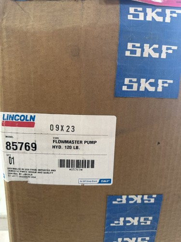 LINCOLN SKF INDUSTRIAL HYDRAULIC GREASE PUMP 85769 (BRAND NEW) | eBay