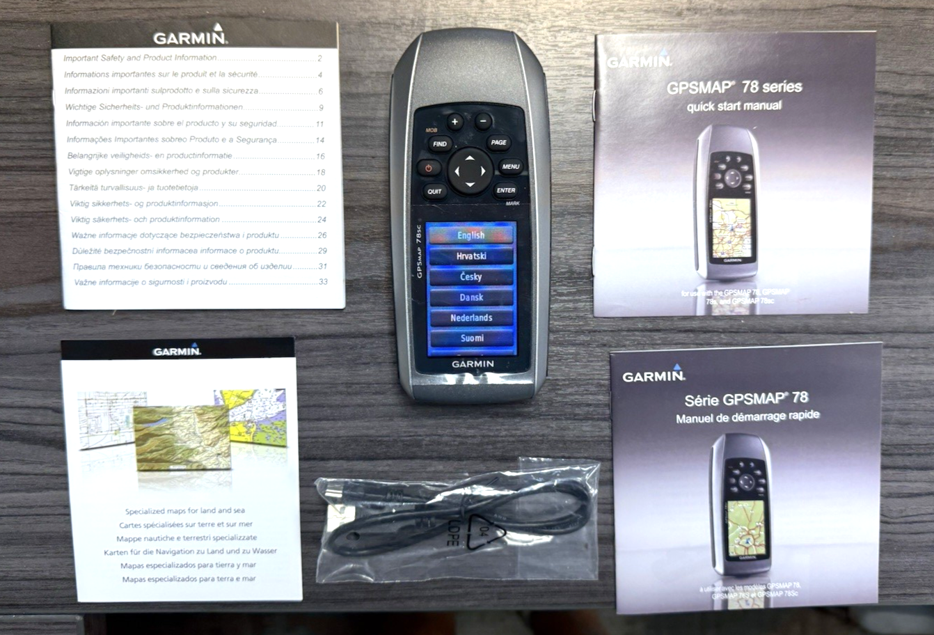 Garmin GPSMAP 78sc Handheld GPS Fishing, Hunting, Hiking D8 | eBay