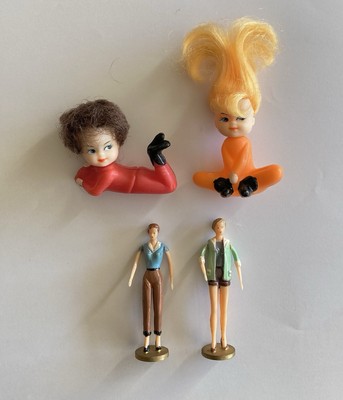 Vintage Dimestore Small Plastic Dolls | eBay