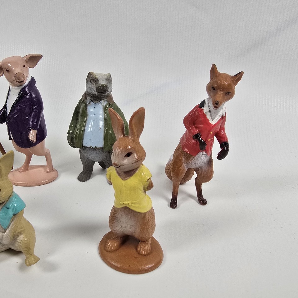 Beatrix Potter Peter Rabbit Mini Figure Bundle Lot FW&CO & Keyring ...