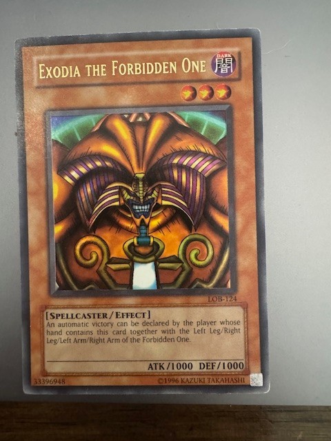 Exodia the Forbidden One LOB-124 The Legend of Blue Eyes White Dragon ...