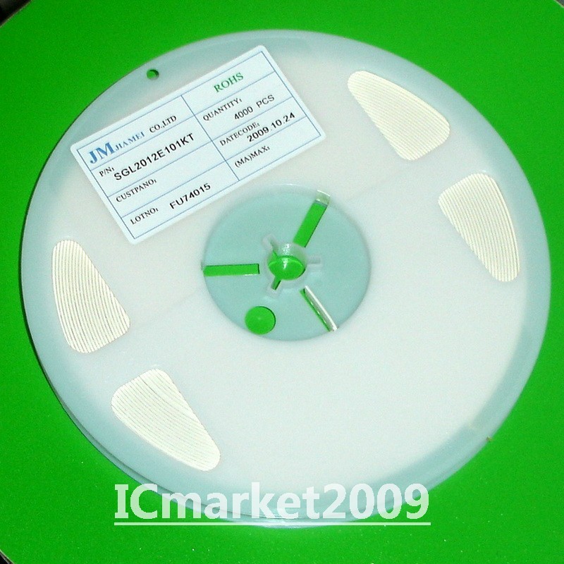 500 PCS 100uH 0805 Chip SMD multilayer inductor 100uH 2012 2012D101KT ...