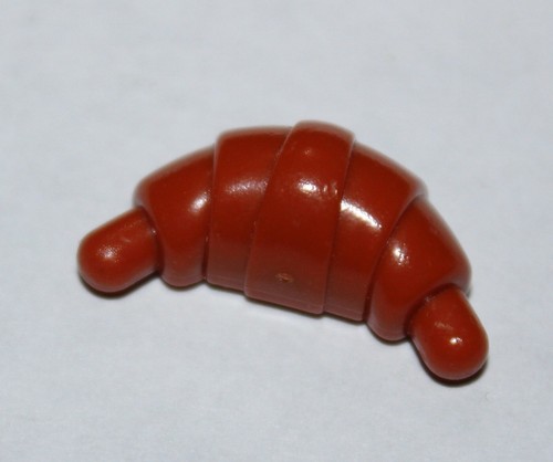 Lego Train Minifig DkOrange Food Croissant x397 / Set 7586 7997 10190 ...