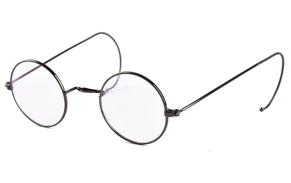 42 mm 44 mm Full Rim Round Optical Rare Wire Rim Eyeglasses Frame ...