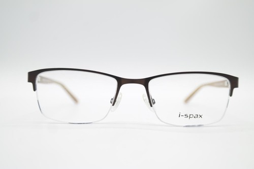 I-Spax Nicola Bronze Brown Half Rim Glasses Eyeglass Frame New | eBay