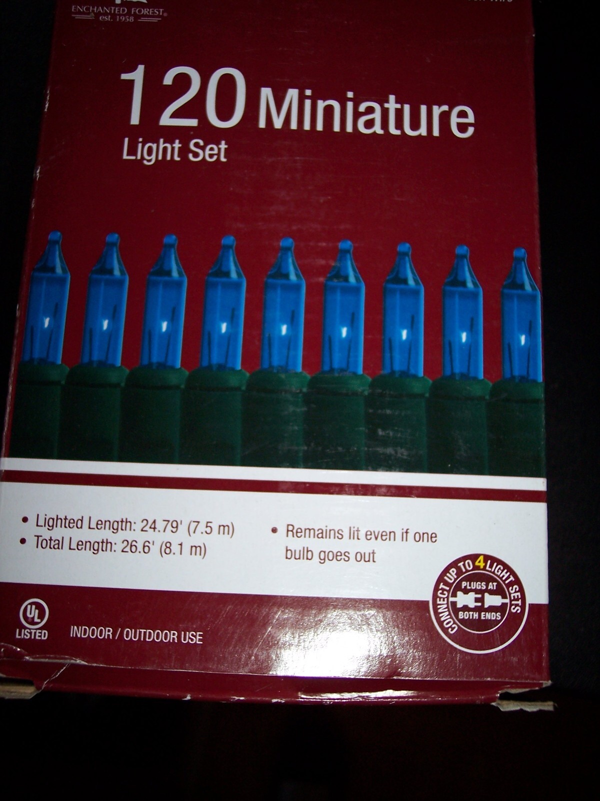 Enchanted Forest - 120 Miniature Light Set for Indoor/Outdoor Use ...