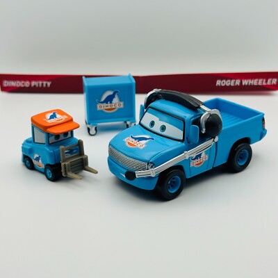Disney Pixar Cars - TEAM DINOCO CREW CHIEF & PITTY ROGER WHEELER - 1:55 ...