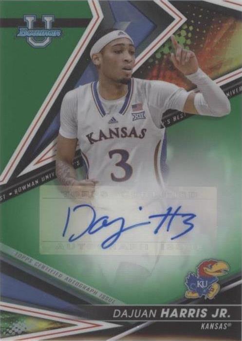 2022-23 Bowman University Best - Best of 2022-23 Autographs Dajuan ...