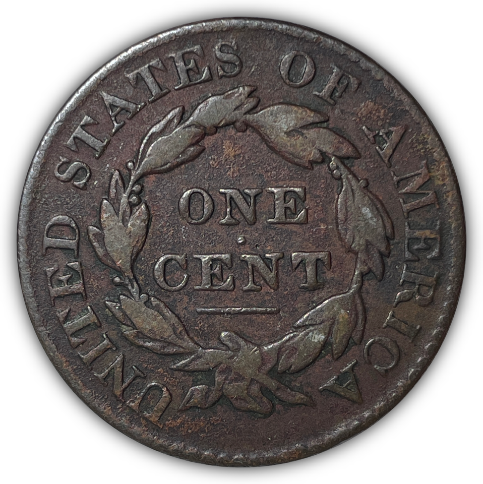 1827 Coronet Head Large Cent Very Fine VF Coin #9370 | eBay