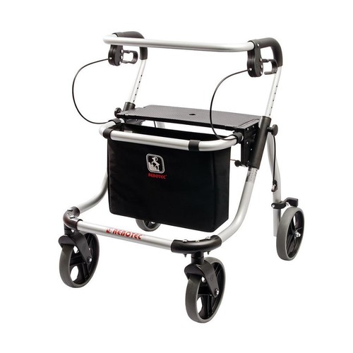 Rebotec Polo Plus-T Euro Foldable 4 Wheel Walker Walking Frame 4WF ...