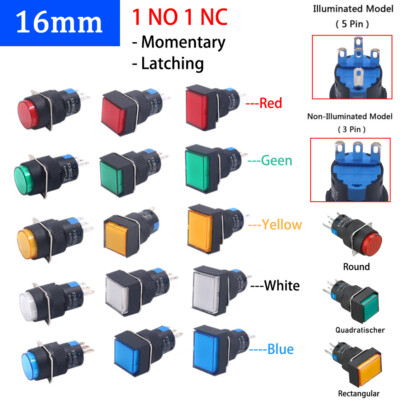 Pushbutton - 12 Volt Push Button Switch