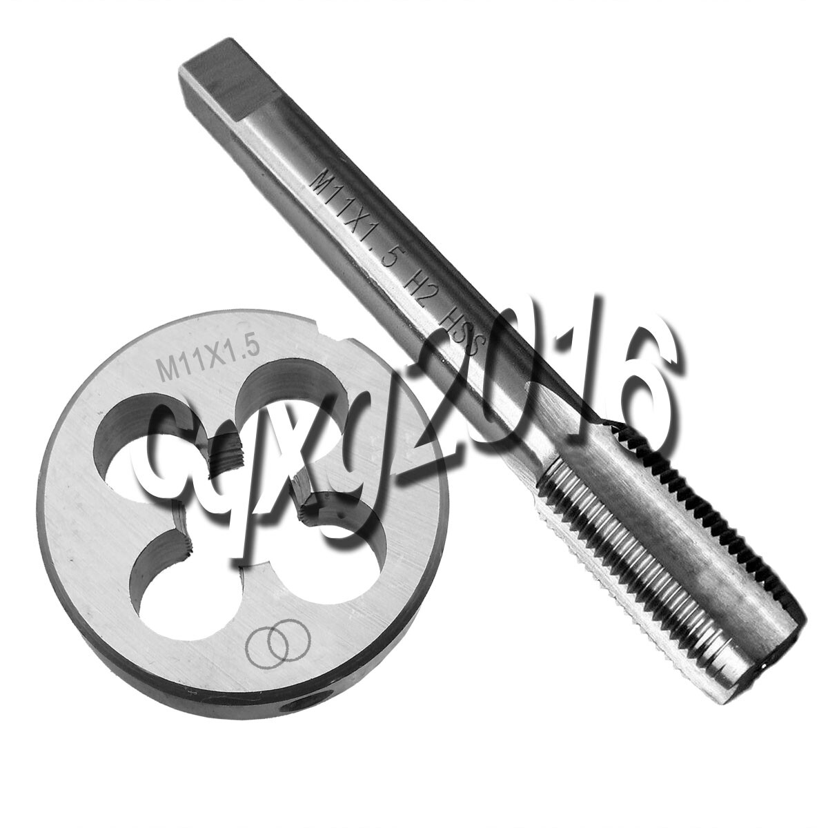 1 set M11x1.5mm right-hand Machine tap and die Threading Tools M11*1.5 ...