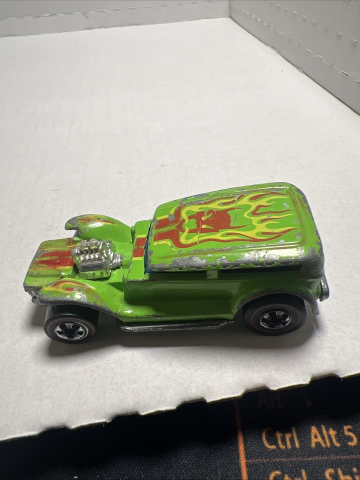 Hot Wheels Redline 1974 Prowler Rare Alternate Green Demon Tampo Lime ...