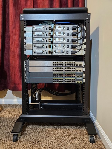 Cisco CCNA & CCNP Home Lab with 16RU Rack | eBay
