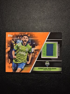 2022 Topps MLS Relic Orange #RCR Cristian Roldan 22/25 Jersey Patch 🔥 ...