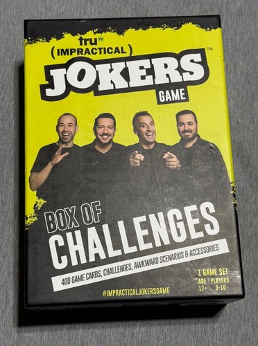 Impractical Jokers Game Box of Challenges Set 400 Cards Party Fun ...
