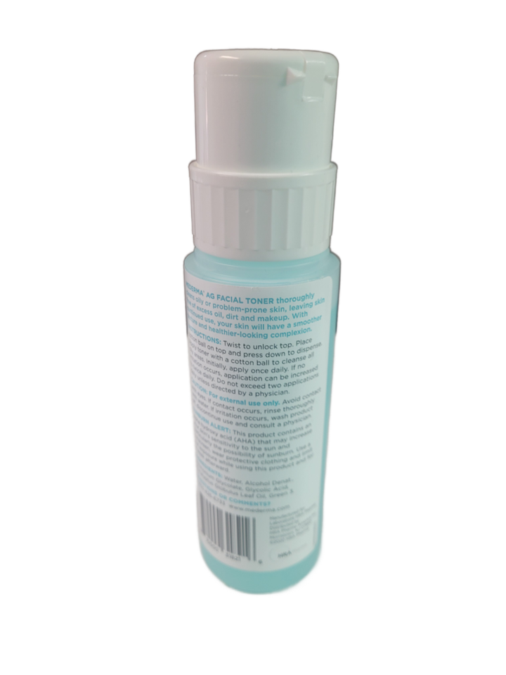 Mederma AG Facial Toner Advanced Dry Skin Therapy Alpha Hydroxy Acid 6 ...