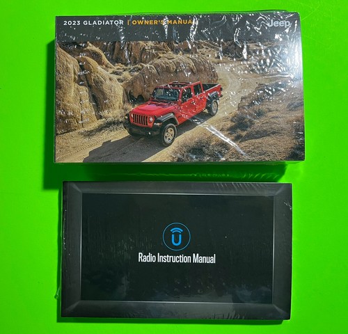 2023 Jeep GLADIATOR Owners Manual Set w/ Uconnect Manual & Case *OEM* NEW! | eBay