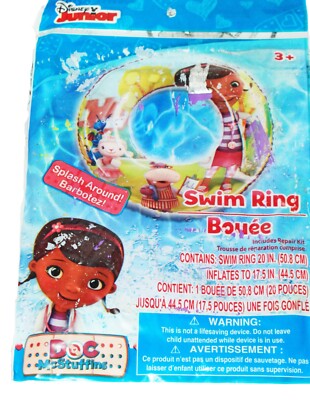 Disney Junior Doc McStuffins - Swim Ring Float For Pool Water Beach | eBay