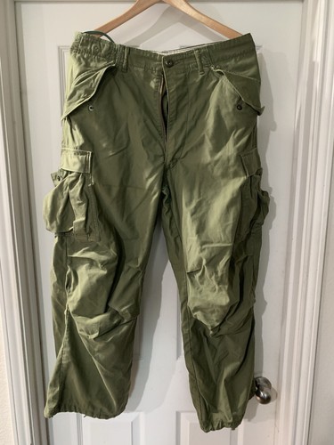 VTG US Army Cold Weather Wind M-65 Trousers Cargo 8415-782-2954 Medium ...