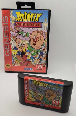 (1994 SEGA GENESIS) *Asterix and The Great Rescue* Comic Video Game ...