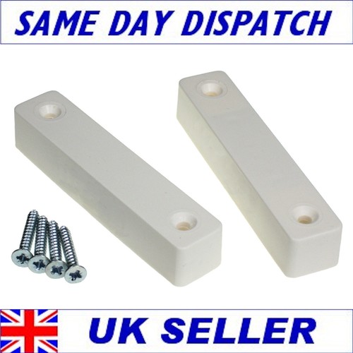 Burglar Alarm Door Contacts White Surface 5 Terminal Magnetic Reed ...
