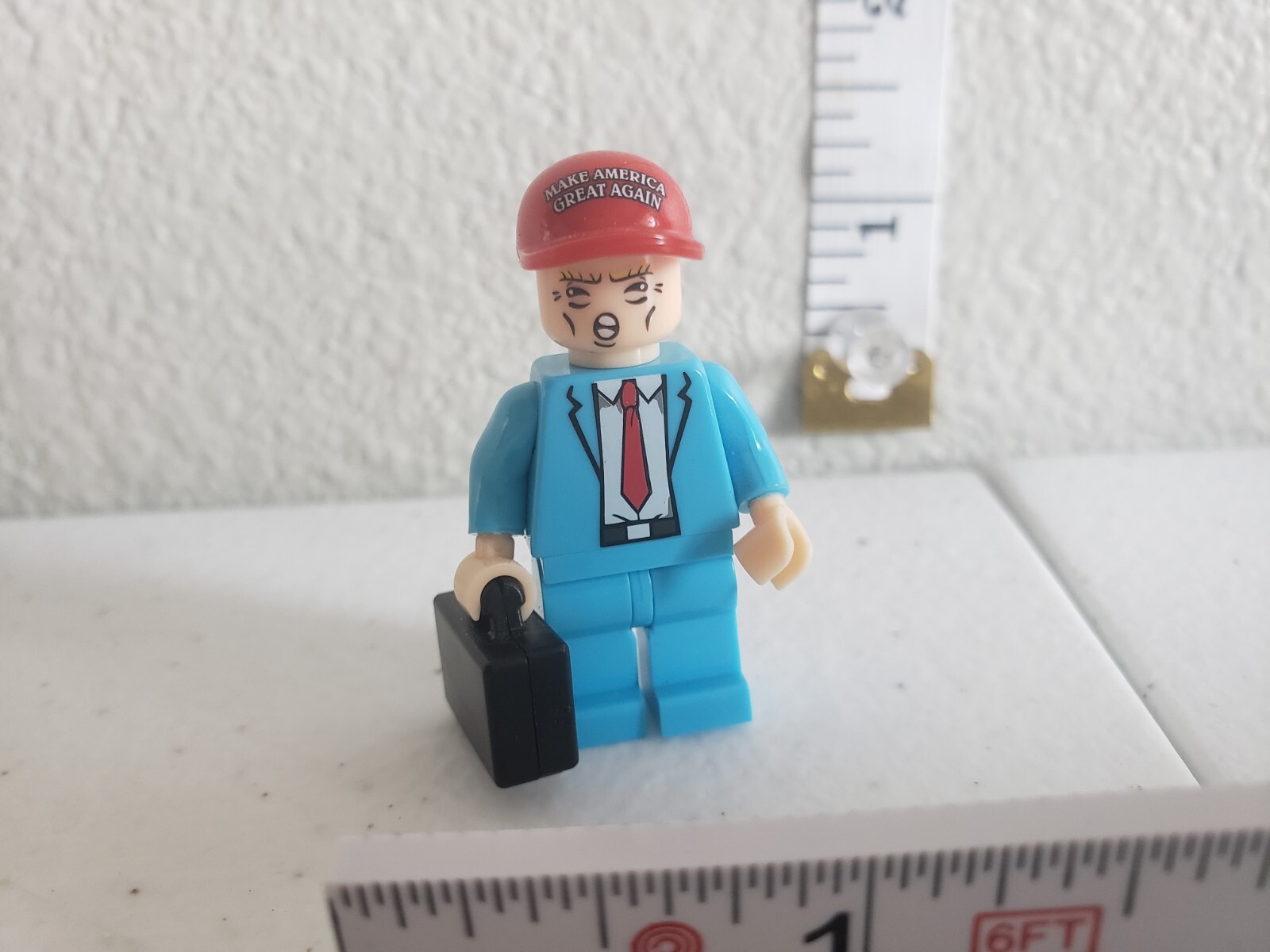 President Donald Trump Lego Figure With MAGA Make America Great Again ...
