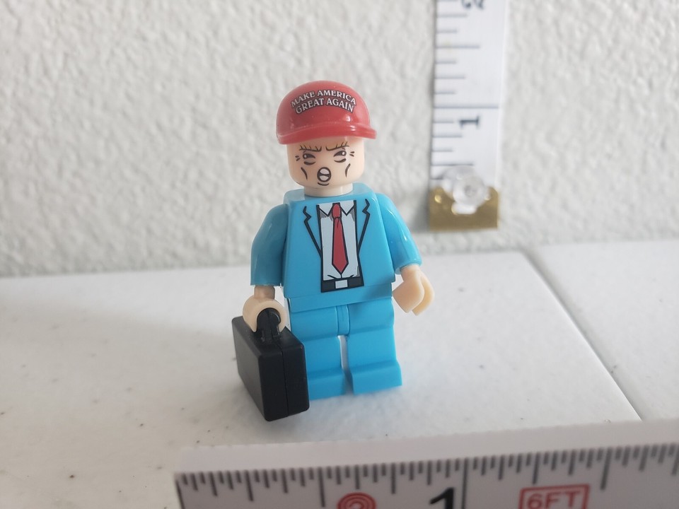 President Donald Trump Lego Figure With MAGA Make America Great Again ...