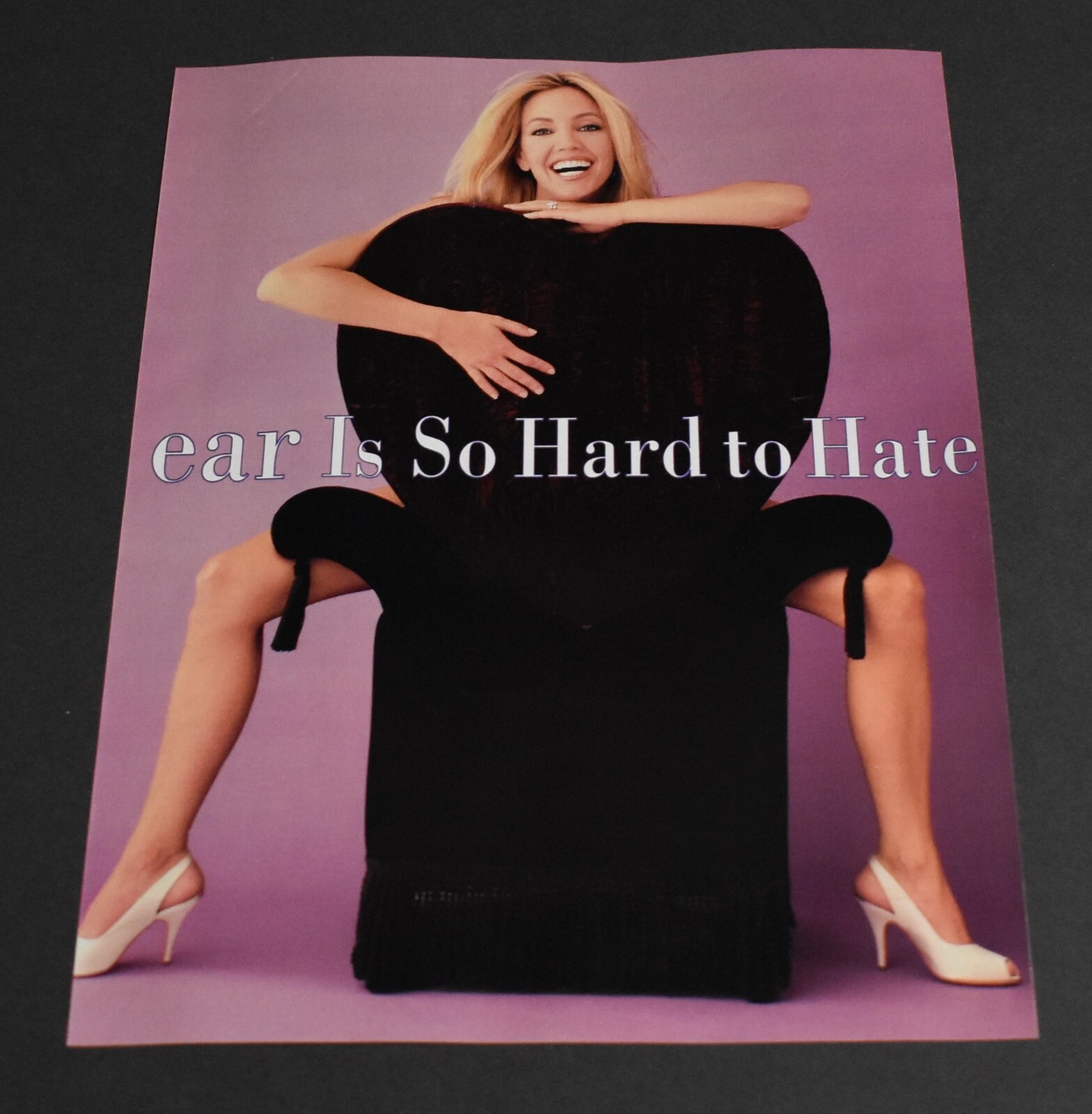 1993 Print Ad Sexy Heels Long Legs Fashion Lady Blonde Heather Locklear ...
