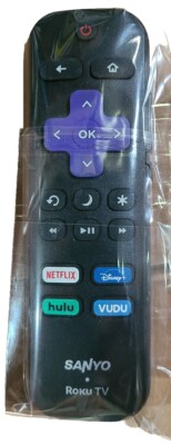 This HDTV remote control is from a new Sanyo Roku 50" TV | eBay