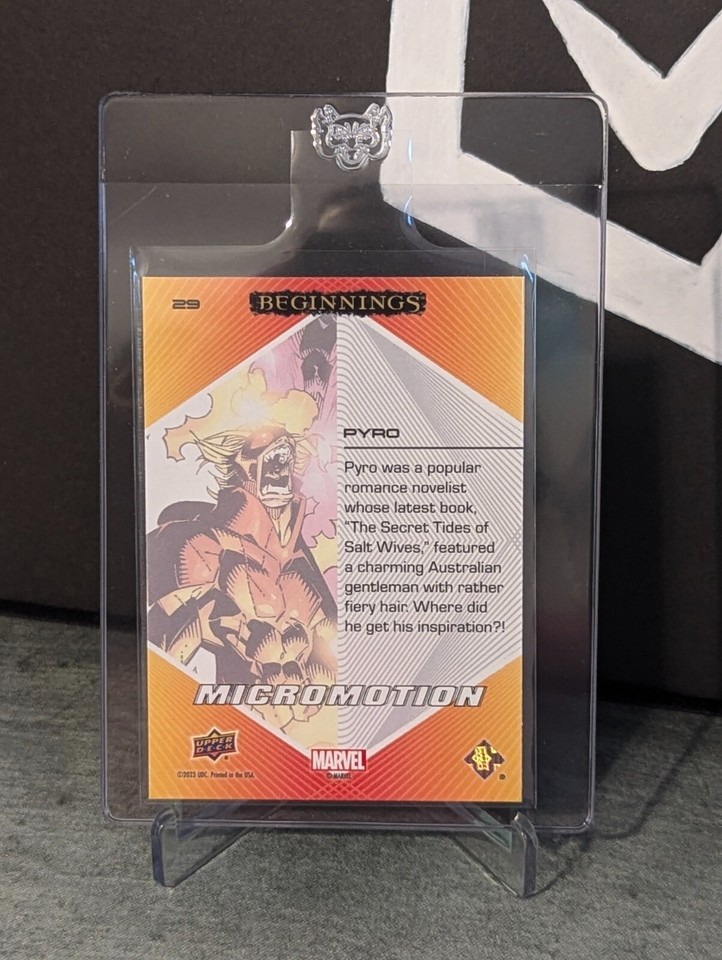 2023 UD Marvel Beginnings vol 2 series 2 PYRO #29 MICROMOTION | eBay