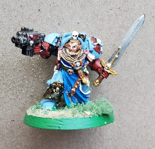 Warhammer 40k Space Marine Terminator Captain Metal OoP Pro Painted | eBay