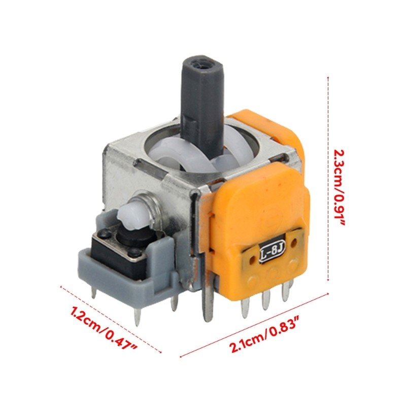 Wireless Gamepad 3D Analog Joystick Controller Thumbstick Sensor For ...