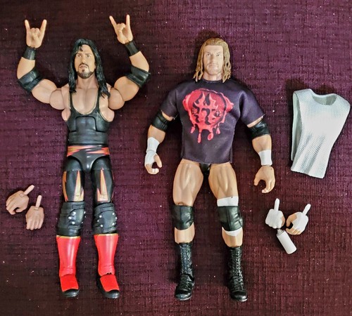 WWE Elite Triple H Syxx Aka X Pac 2 Figure Lot Loose The Kliq Dx Nwo | eBay