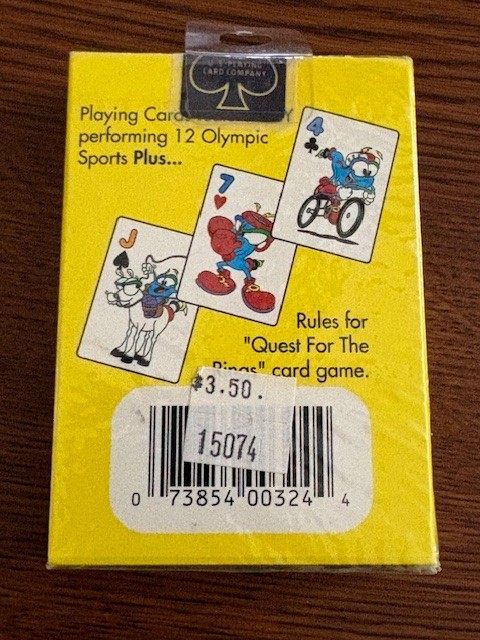 1996 Atlanta Olympic Games Izzy the Mascot Playing Cards - NEW/UNOPENED ...