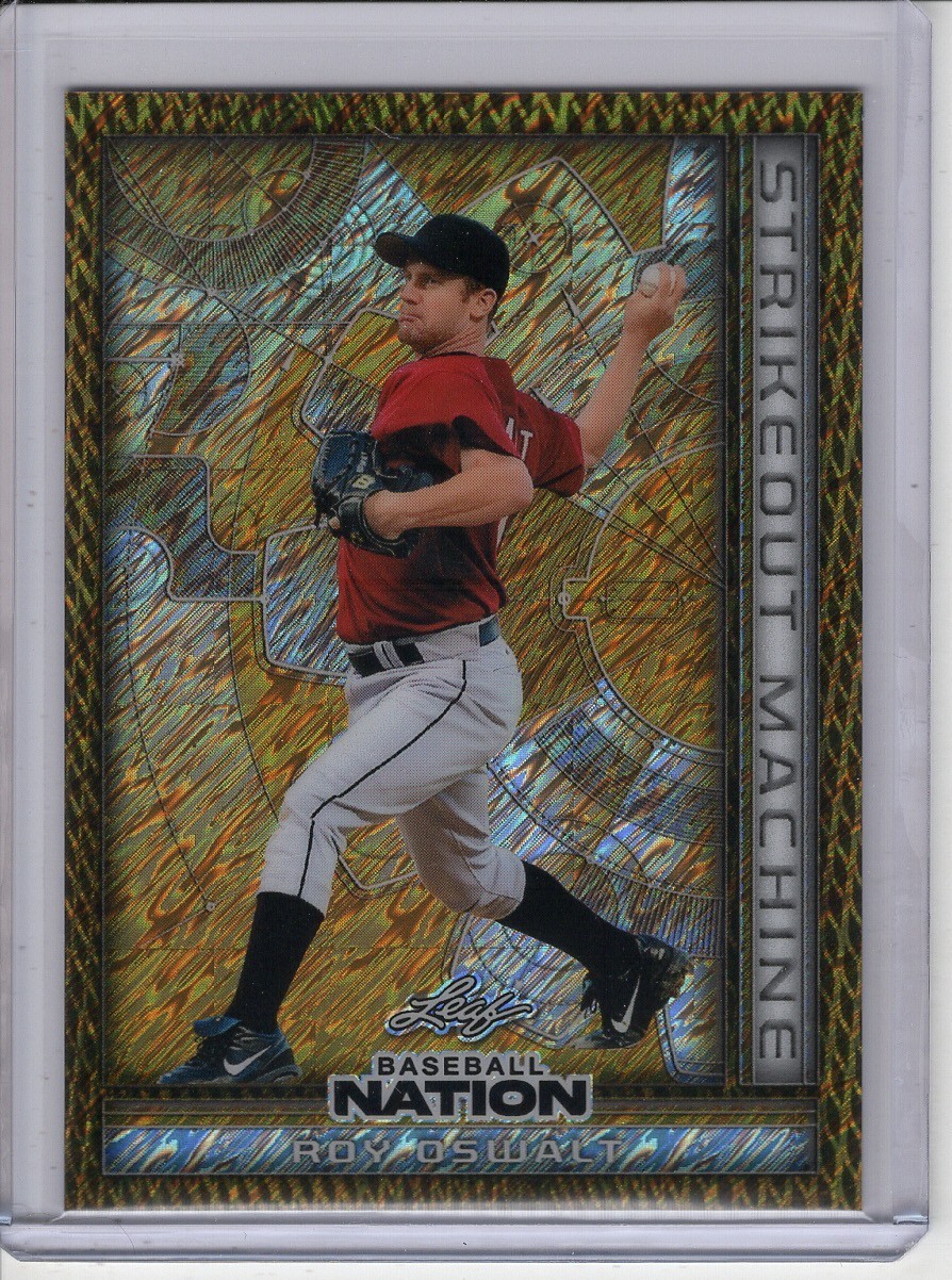 Roy Oswalt 2025 Leaf Baseball Nation #SMB-29 Strikeout Machine Base ...