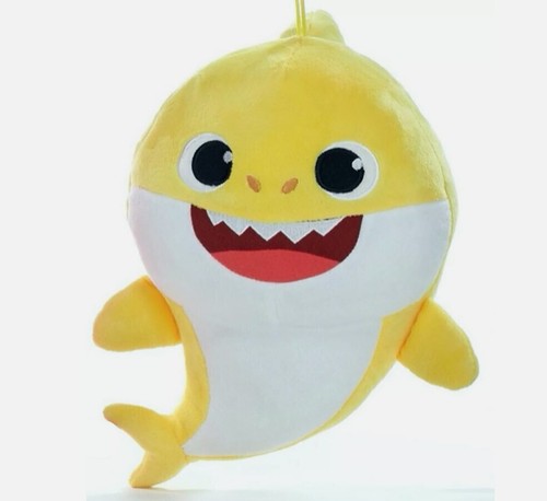 Baby Shark Large Plush 7.4INCH Pink Yellow Blue Great SHARK Super Soft ...