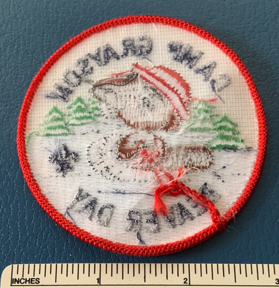 CAMP GRAYSON Beaver Day Boy Scout Camp PATCH BSA Circle Ten Council TX ...
