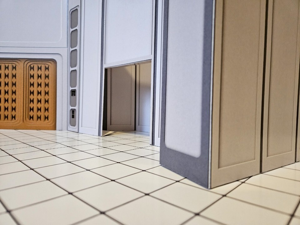 Giant Bespin Escape Cloud City Backdrop for 3.75 Star Wars Hasbro ...