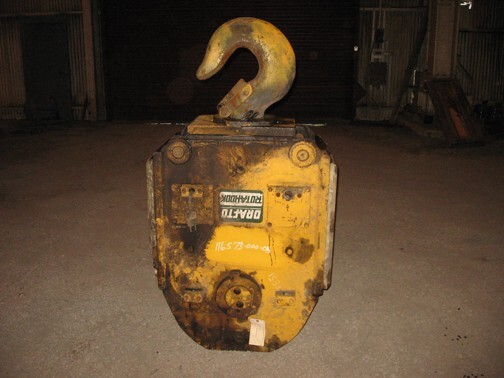 25 TON, 4 SHEAVE, 3/4", DRAFTO, CRANE DC HOOK BLOCK ROTATING (116573 ...