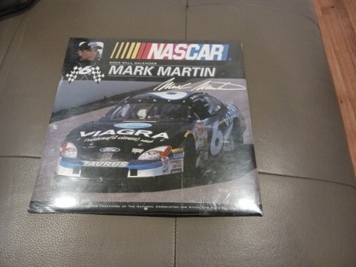 2003 MARK MARTIN NASCAR WALL CALENDAR/NEW IN WRAPPER | eBay