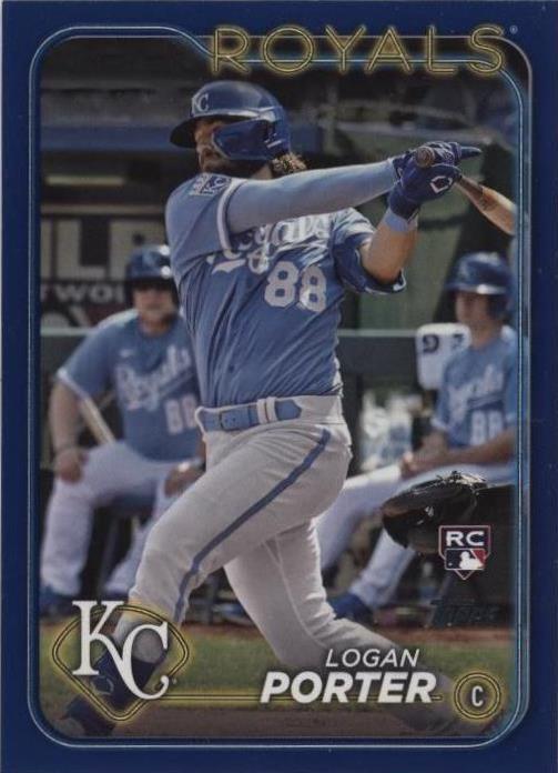 2024 Topps Series 2 - Logan Porter #666 Royal Blue (RC) for sale online ...