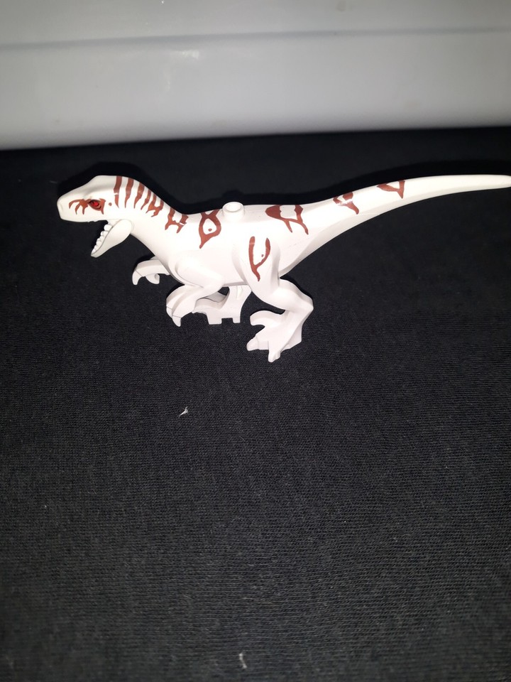 Lego Atrociraptor Dinosaur Jurassic World - White Raptor figure | eBay