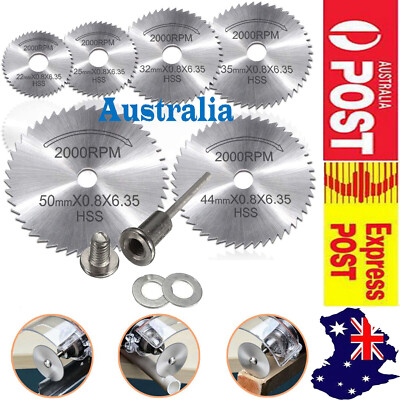 AU Circular Saw Blade Set Disc For Rotary Tool Wood Plastic PVC Cut Off ...